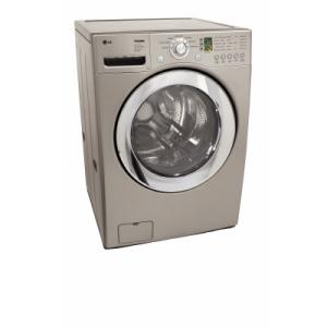 LG Electronics 4.0 Cu. Ft. Front Control Washing Machine, Titanium ...