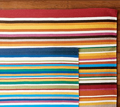 Fiesta Stripe Cotton Mat - Betterimprovement.com