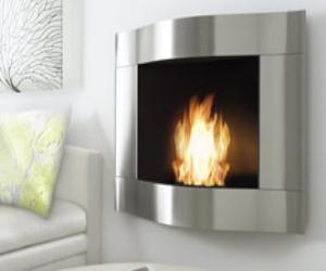Modern Large Wave Fireplace - Betterimprovement.com