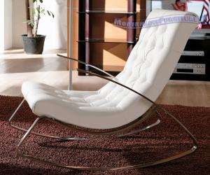Ultra Modern White Rocking Chair - Betterimprovement.com