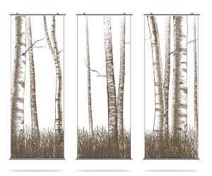 Inhabit Triptic Wall Curtains - Betterimprovement.com
